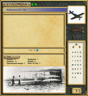 Nakajima Ki-116 | CivFanatics Forums